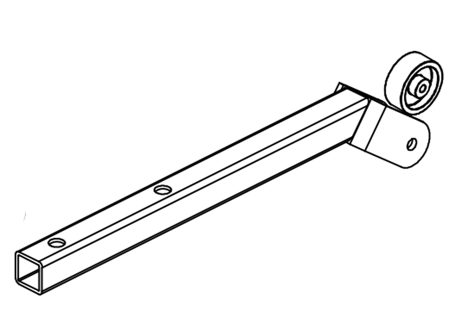 New Anti Tip Wheel & Bracket For An Excel Galaxy II Mobility Scooter ...