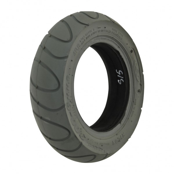 New 3.00-6 Grey Solid Scallop Tyre Tire For A Mobility Scooter Wheelie ...