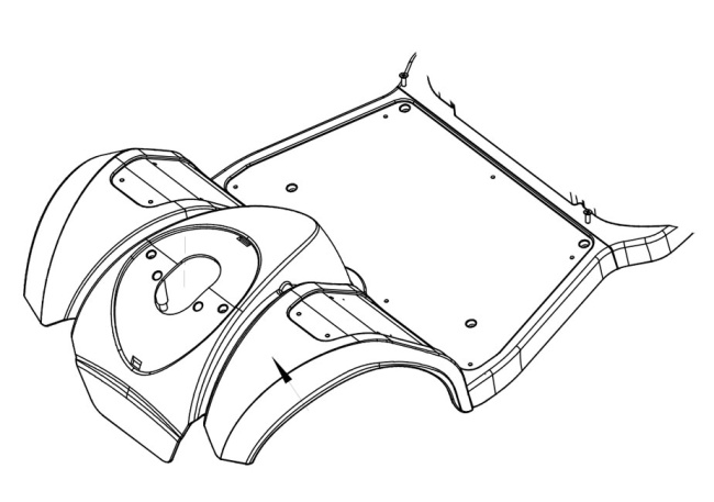 New Front Shroud For An Excel Roadster DX8 Deluxe Mobility Scooter ...