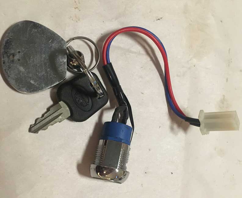 Used Ignition Key & Lock For A Mobility Scooter AD24 Wheelie Good ...